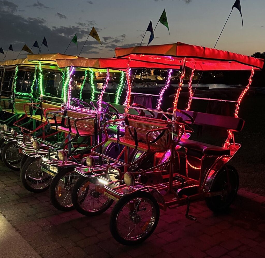 Illuminated Surrey Night Rides Return to Santa Barbara | Wheel Fun Rentals