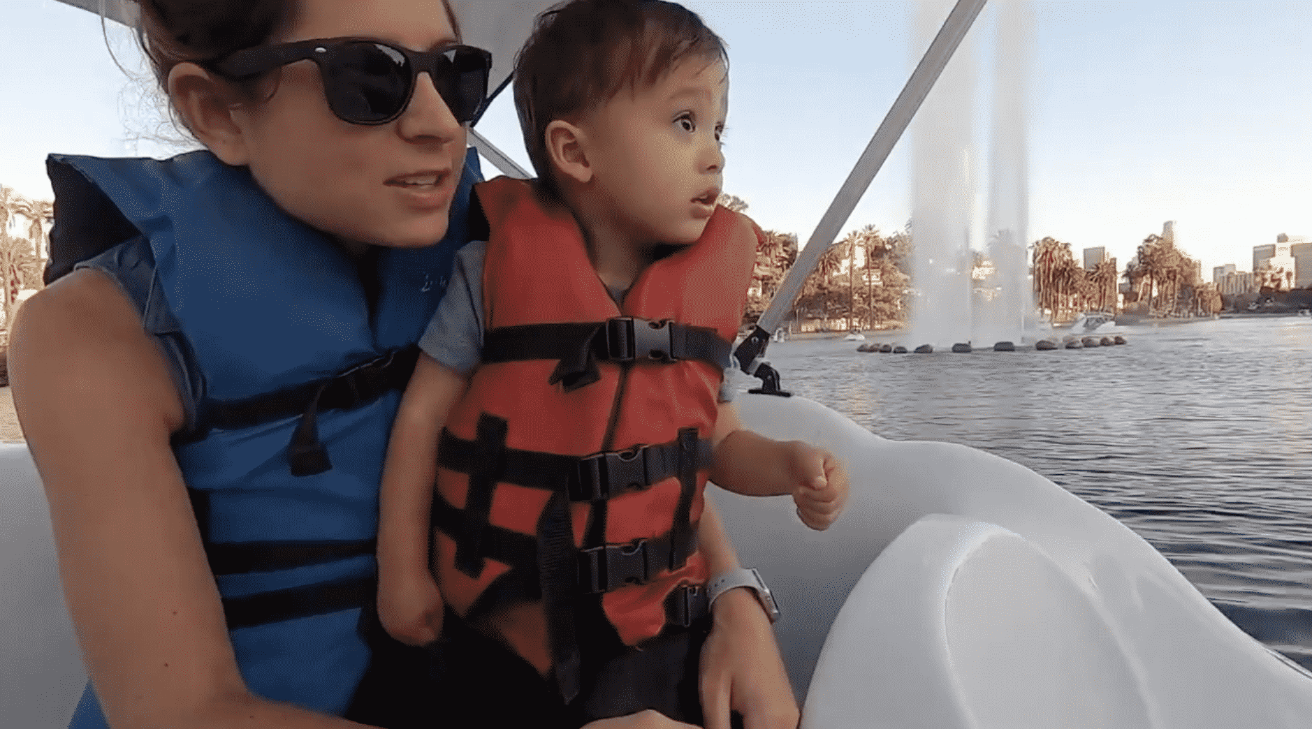 Riding the Swan boats at Echo Park with a Toddler | Wheel Fun Rentals
