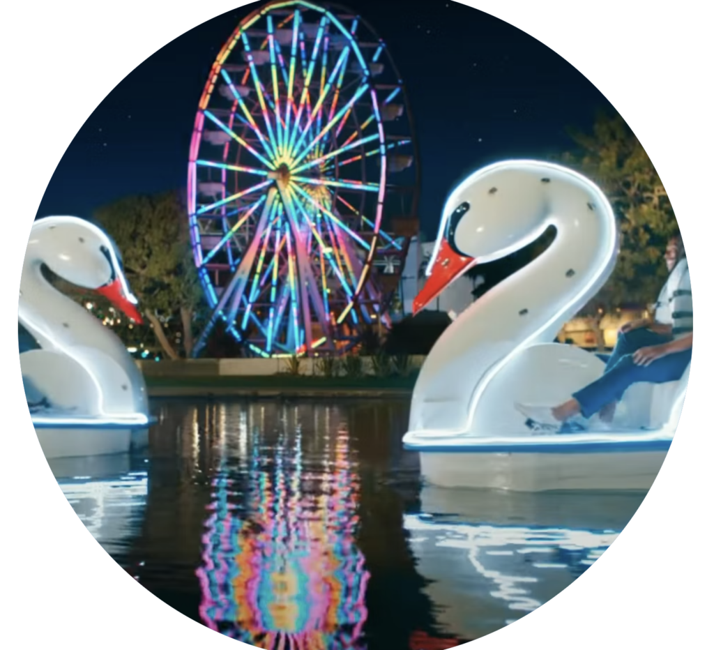 About Wheel Fun Rentals Swan Pedal Boats at Rainbow Lagoon