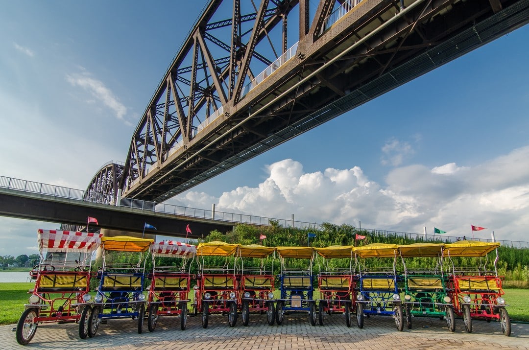 Surrey Fleet in Waterfront Park | Wheel Fun Rentals