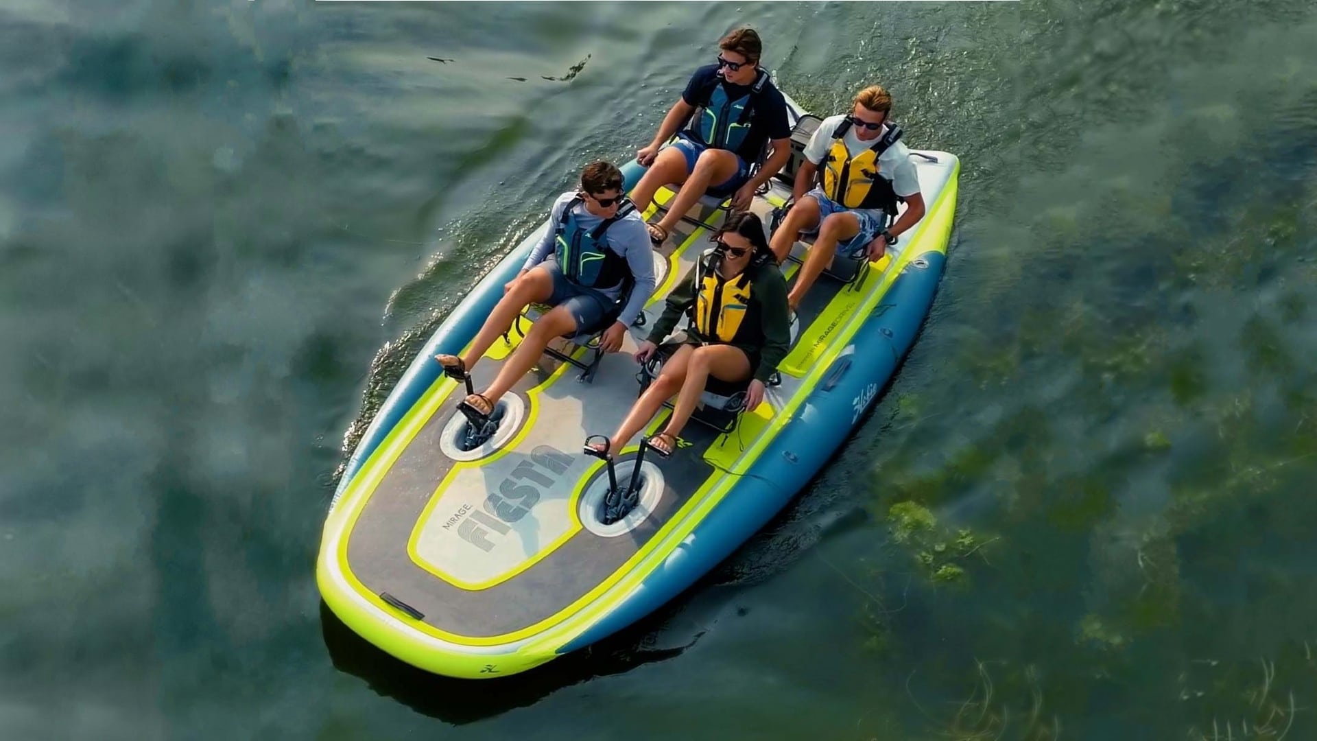 New Fiesta Pedal Boat Kayak at Lake Sammamish | Wheel Fun Rentals